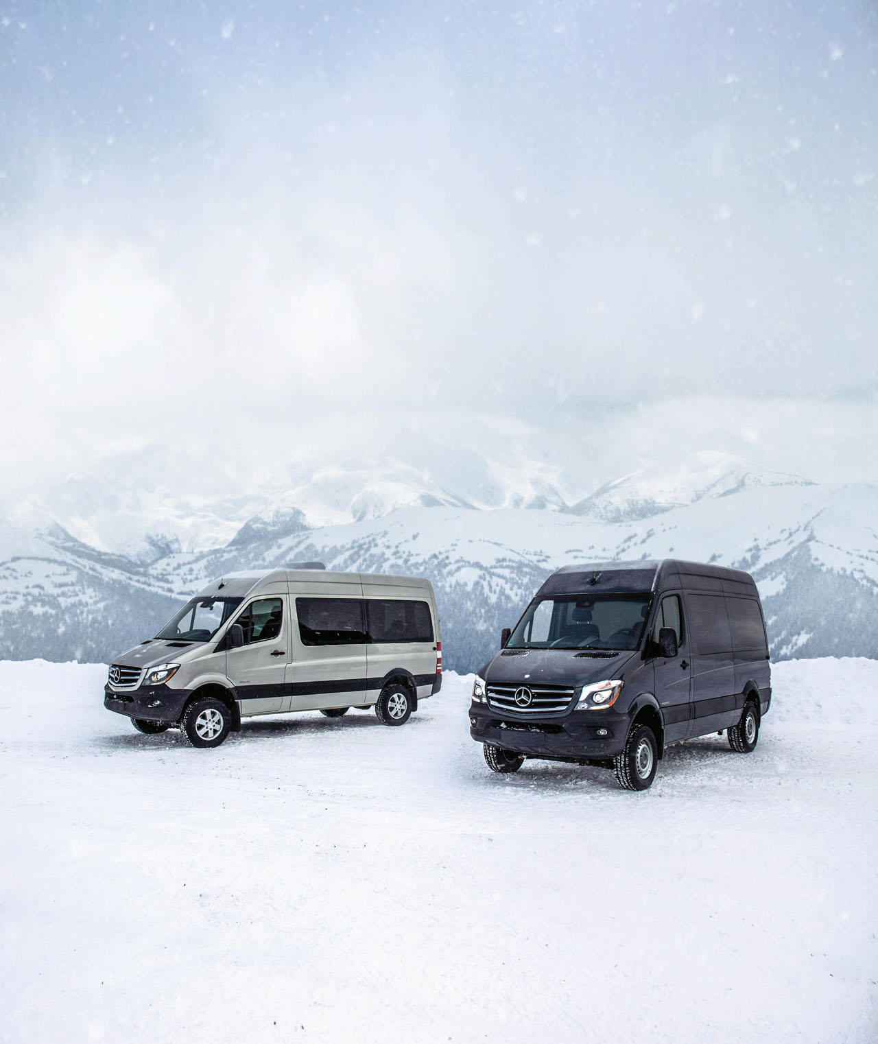 Mercedes-Benz Sprinter is the only commercial van to offer factory 4WD ...